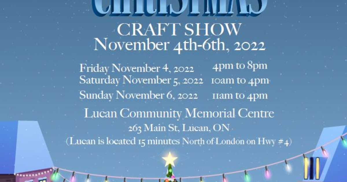 Lucan Christmas Craft Show | Visit Middlesex Lucan Christmas Craft Show | Visit Middlesex